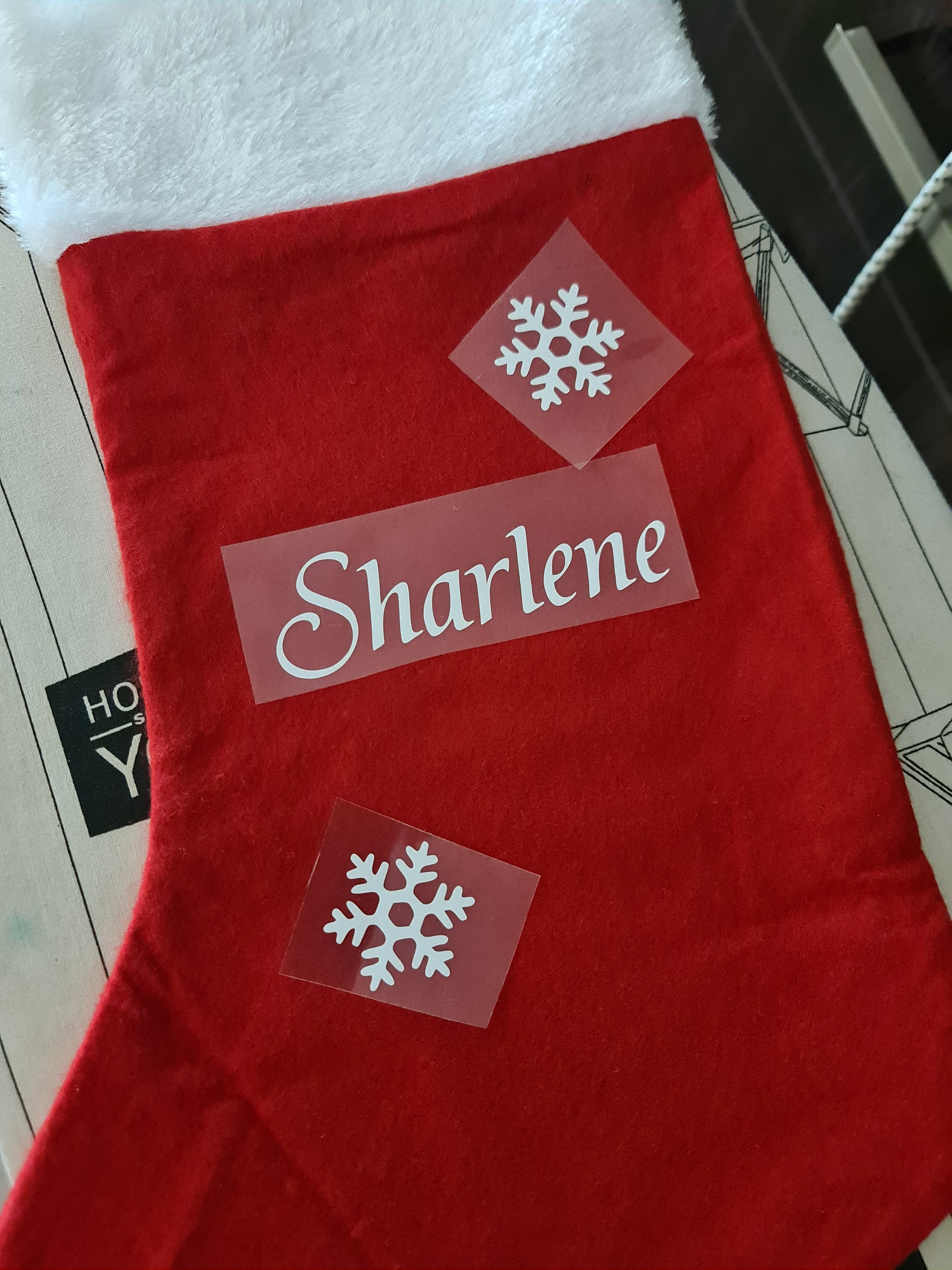 DIY IRON-ON NAMES and DESIGNS for Stockings, Hats, etc. DO IT YOURSELF ...